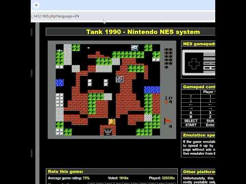 Tank 1990 NES RetroGames cz Amazing Game I palyes after 20 years. #videogames #retrogaming