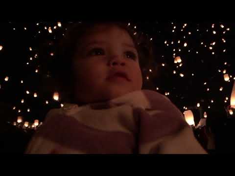 Tangled Floating Lanterns at The Lights Festival Philadelphia November 4