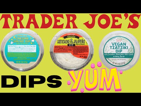 Trader Joe’s: Caesar Salad Dip, Artichoke & Jalapeno Dip and Vegan Tzatziki Dip Review