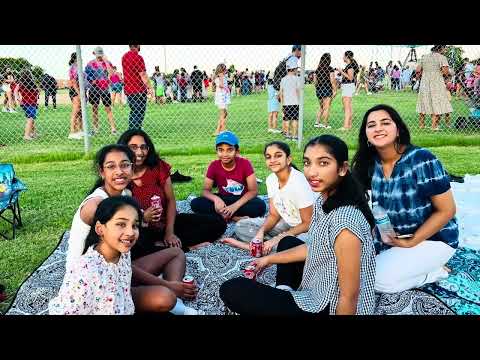 July 4th fireworks at Gabe Nesbitt Park, McKinney, TX 2024
