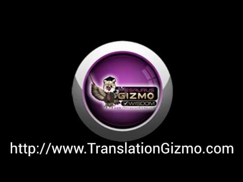Translation Gizmo - Multi-Lingual Thesaurus for Translators