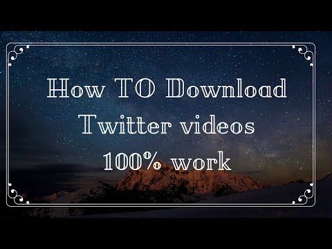 Twitter video downloader online