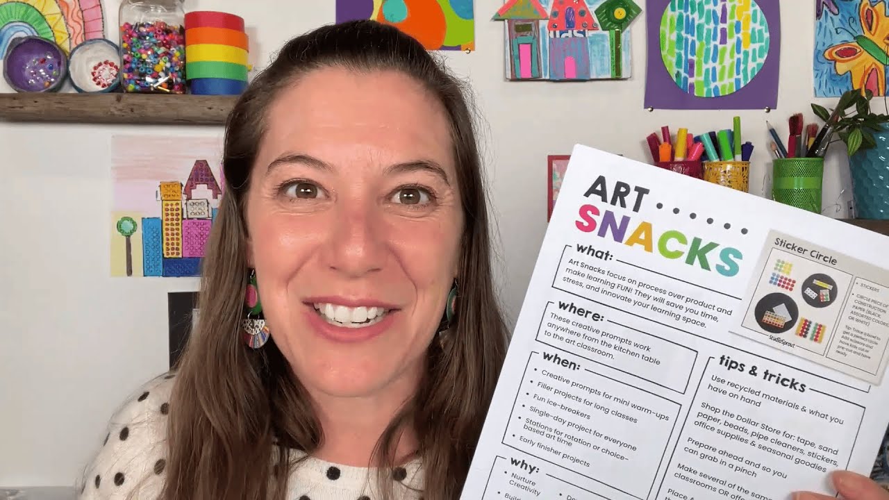 Need a Quick Activity? Try Art Snacks for Kids!