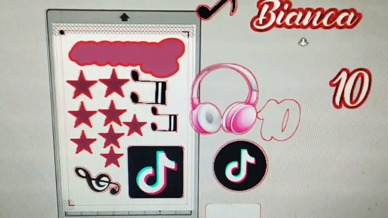 Topo de Bolo pronto Tik Tok -Arquivo digital Grátis