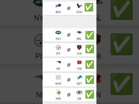 #nfl #2025 Too Dam Early Picks #Week12 w/Standings π