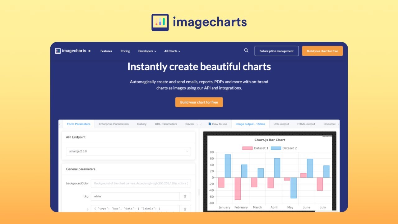 Image Charts 2.0 - Instantly create beautiful charts