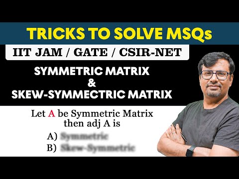Symmetric and Skew Symmetric Matrix Video Lecture - JEE