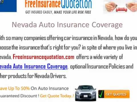 Nevada Auto Insurance Company - Cheap Nevada Auto Insurance