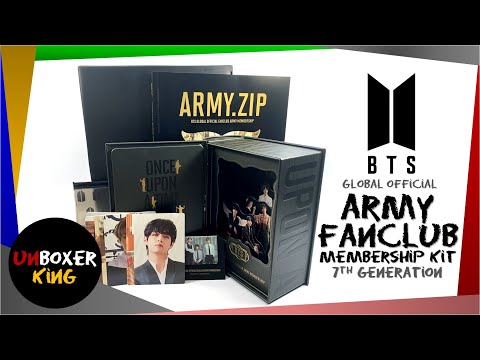 BTS 방탄소년단 || 7TH ARMY MEMBERSHIP KIT || KPOP MERCH UNBOXING