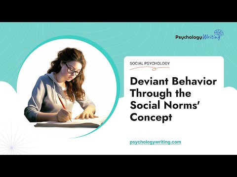Deviant Behavior Through the Social Norms' Concept - Essay Example