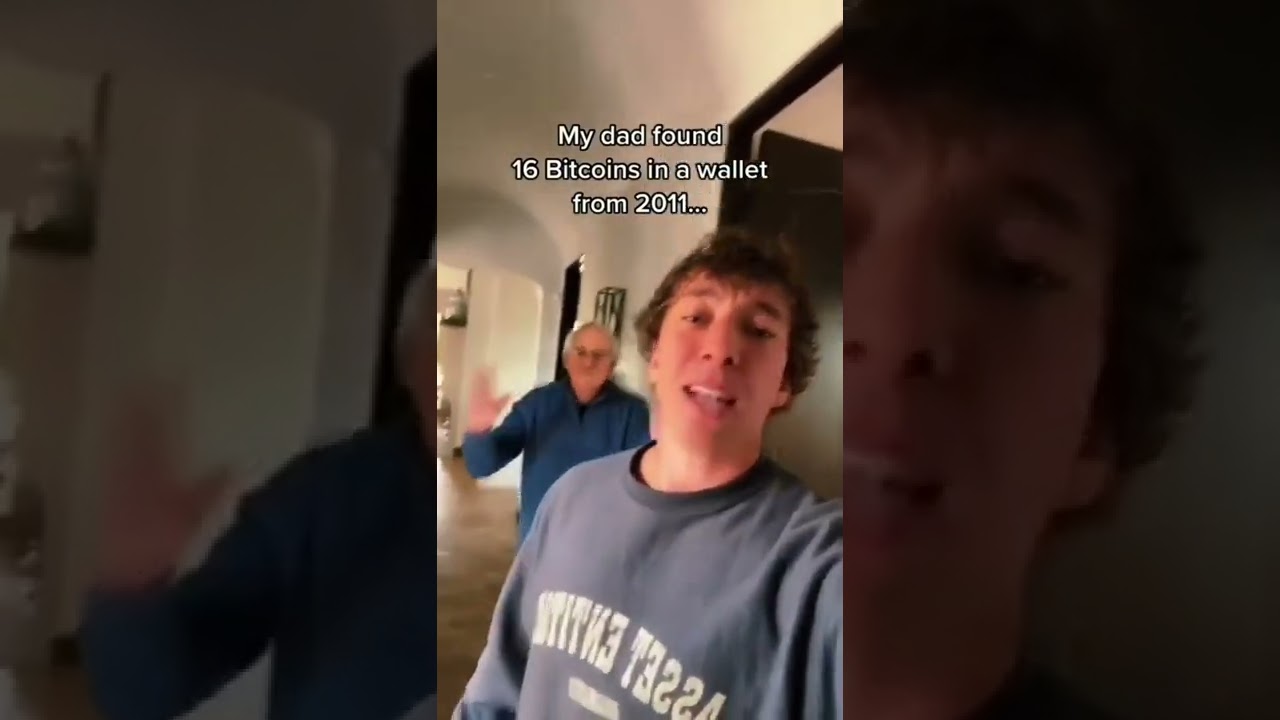 What Would You Do If Your Dad Found Bitcoin He Lost In 2011👀😅