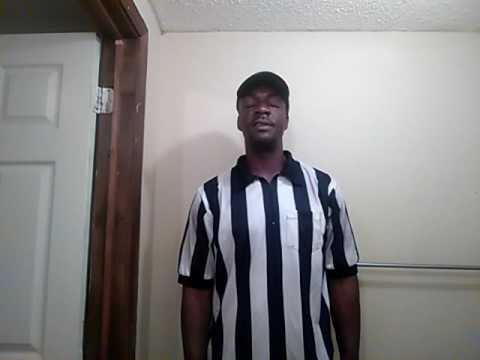 Football officials signals test.