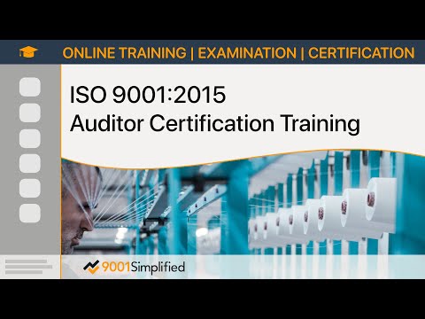 ISO 9001:2015 Auditor Certification Training