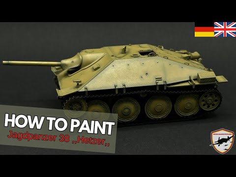 How to Paint a Jagdpanzer 38 ,,Hetzer,, 1:35 Part.1 | English/Deutsch | ModellbauDE