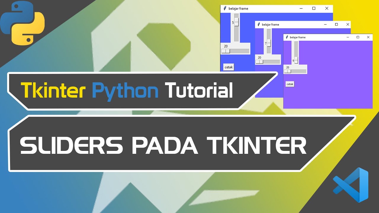 python tkinter tutorial #11 |tkinter scale/sliders