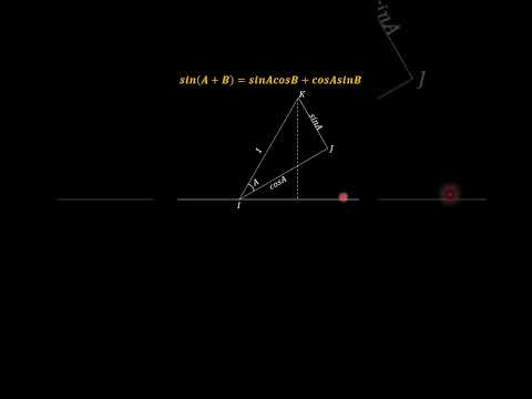 sin(A+B) = sinAcosB+cosAsinB #sinefunction #trigonometry