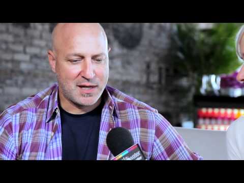 video: top chef judge tom colicchio cooks for us at the vitaminwater film fest luncheon!