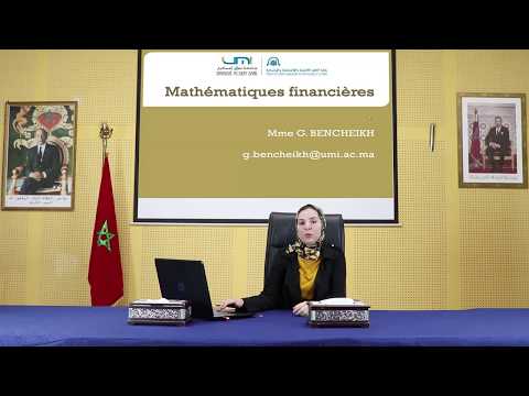 Mme G. BENCHEIKH - Mathématiques financières