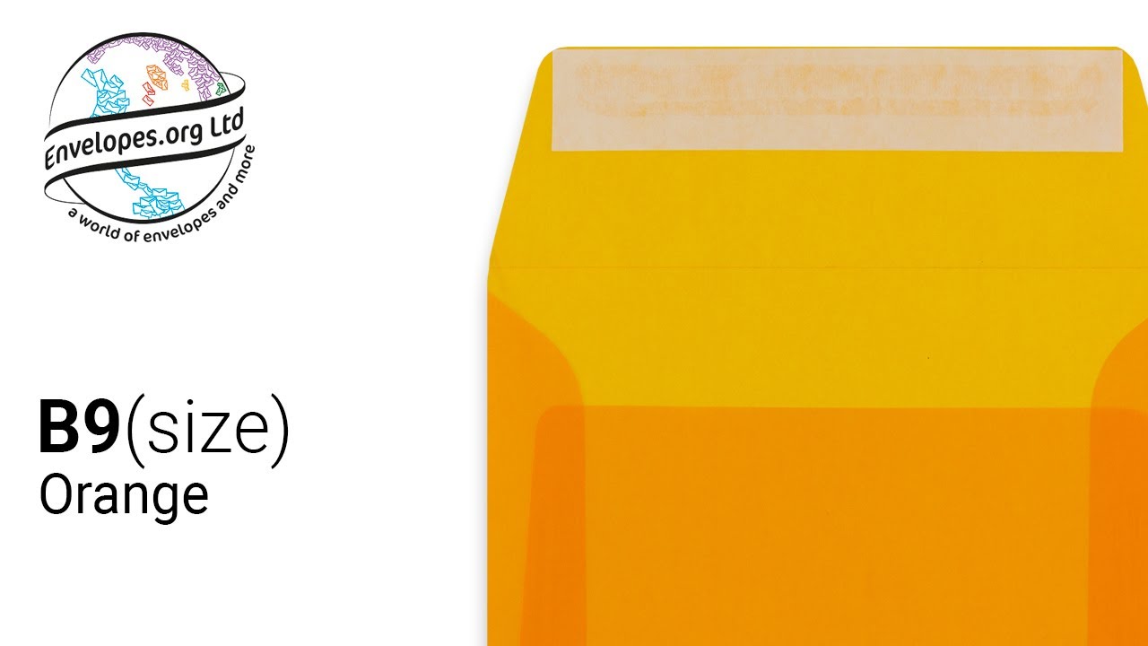 Translucent envelopes: Orange