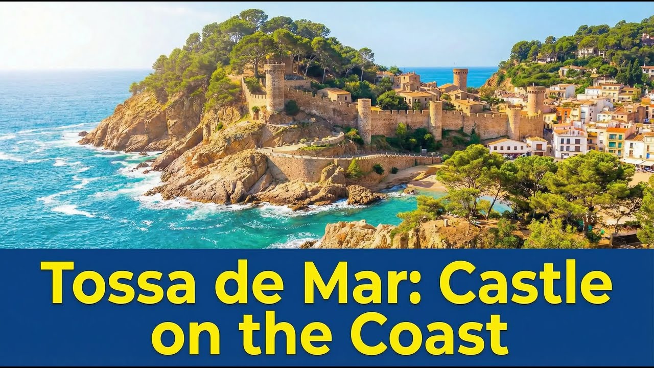 This Castle by the Sea Is Unreal 🏰🌊 | Tossa de Mar