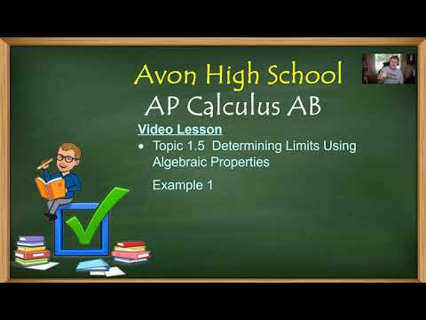 Avon High School - AP Calculus AB - Topic 1.5 - Example 1