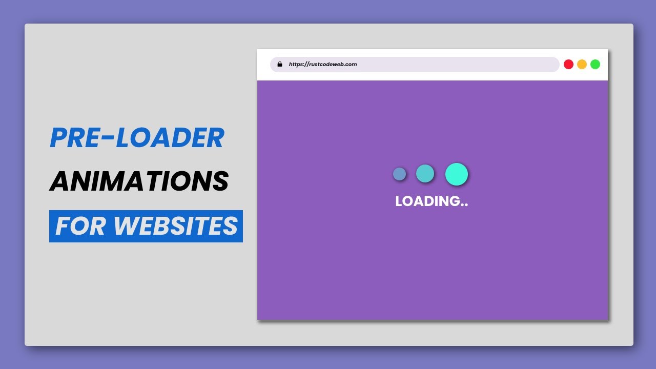 Pure Css Dot Loader Animation Using HTML And CSS | Pure Css Preloader Using Html And Css