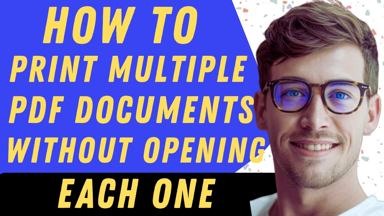 How To Print Multiple PDF Documents Without Opening Each One In Windows 10 - Full Guide