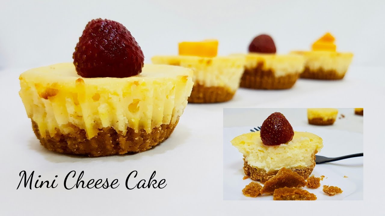 Easy Mini Cheesecakes Recipe|| The Key Of Taste