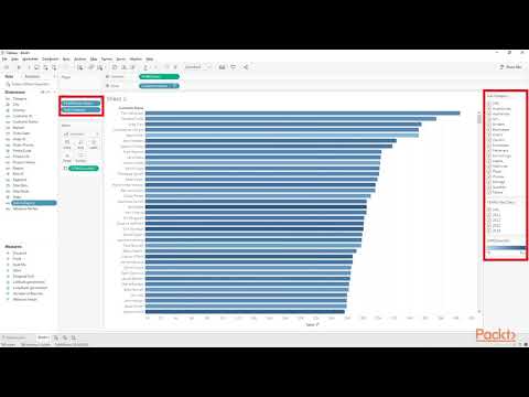 Learn Hands On Visual Analysis with Tableau 10 x Working with Filters | packtpub com - Mind Luster