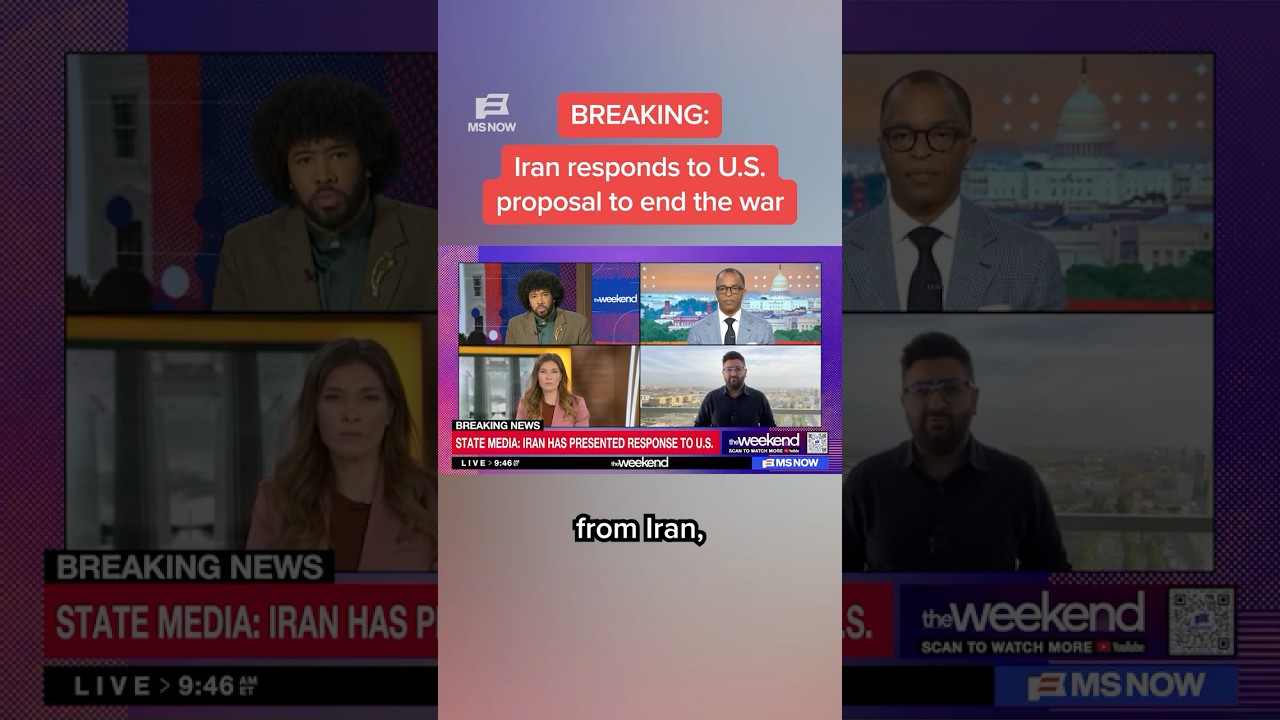 BREAKING: Iran responds to U.S. proposal to end the war