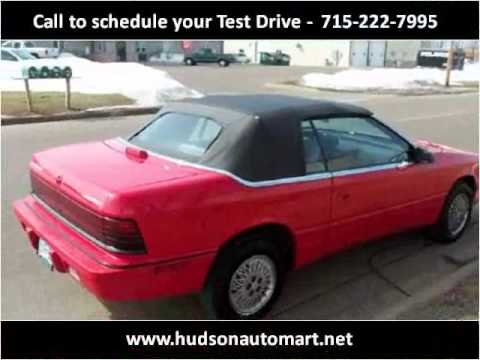 1992 Chrysler Le Baron Used Cars Hudson WI