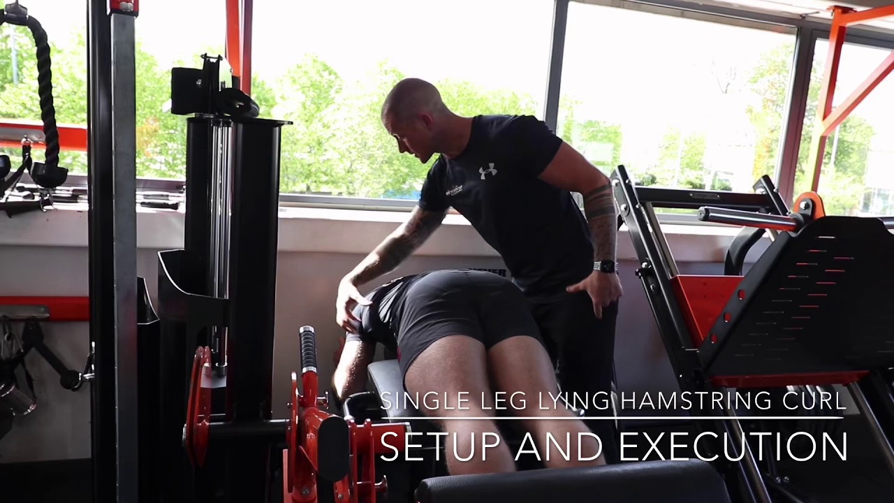 Single Leg Lying Hamstring Curl