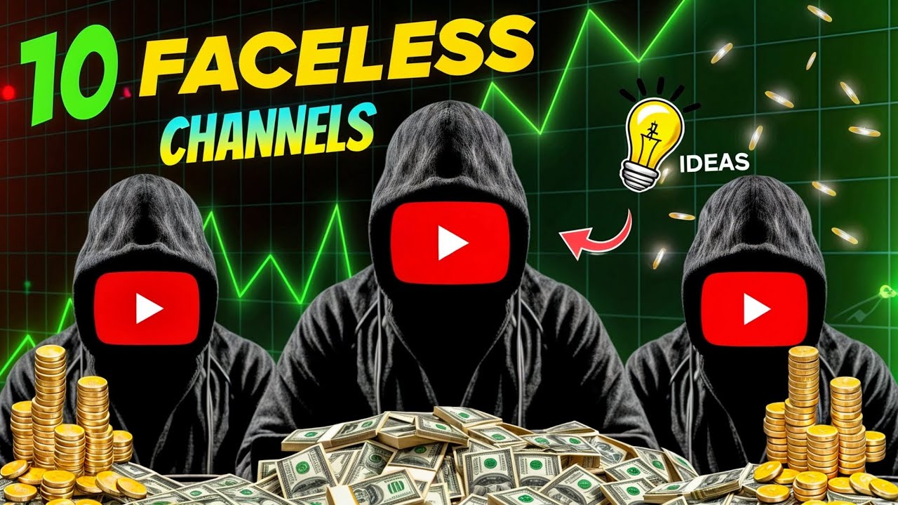 Top 10 Unique Faceless YouTube Channel Ideas You Haven't Seen!