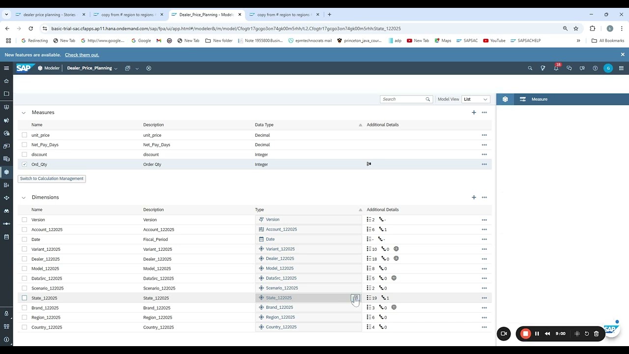 SAP SAC  Disaggregation and Data Locking part 22