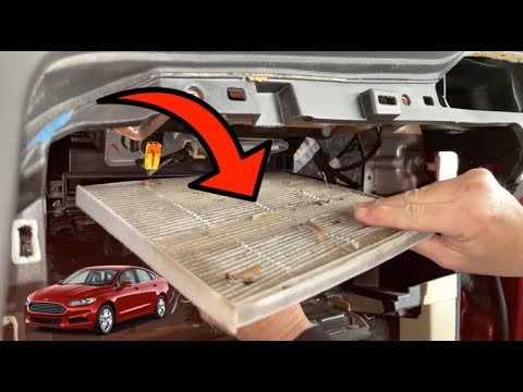 How To Replace Cabin Air Filter On A 2013-2020 Ford Fusion