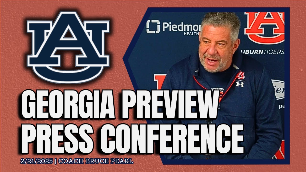 Bruce Pearl Previews Auburn vs Georgia | FULL PRESS CONFERENCE