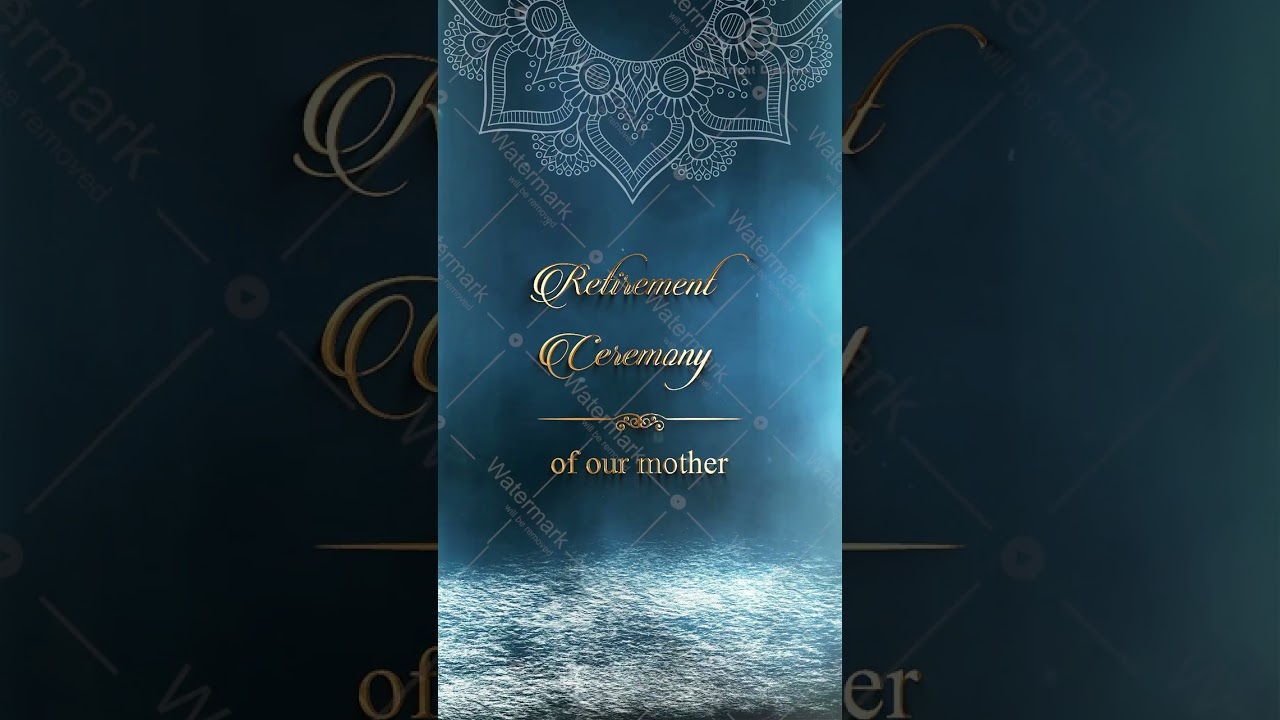 Retirement Event Invitation Video | Retirement Party Invitation Video | Party Invitations | IM-2640