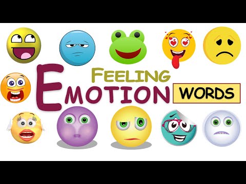 Feeling & Emotion Words List with Pictures | English Vocabulary