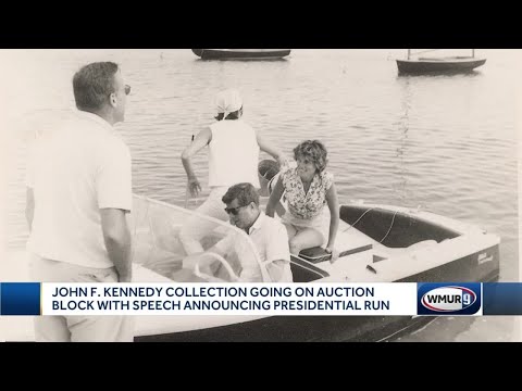 John F. Kennedy collection going to auction block; photos of life and career