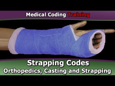 CPC Exam Question — Coding Casting and Strapping Complications
