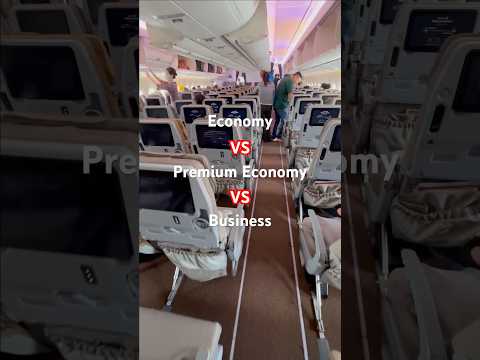 Singapore Airlines A350: Economy vs Premium Economy vs Business Class