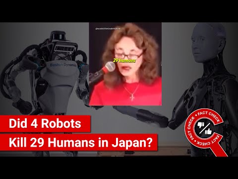 FACT CHECK: Did Woman in Viral Video Expose 4 Military Robots Killing 29 People in Japan?