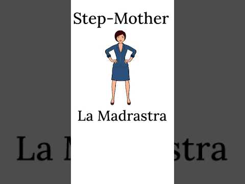 Spanish Vocabulary Made Easy - Learn to Say 'Step-Mother' with Pictures | #shorts #spanish