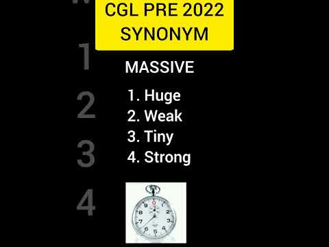 Synonym of Massive #cgl2023 #cgl #vocab