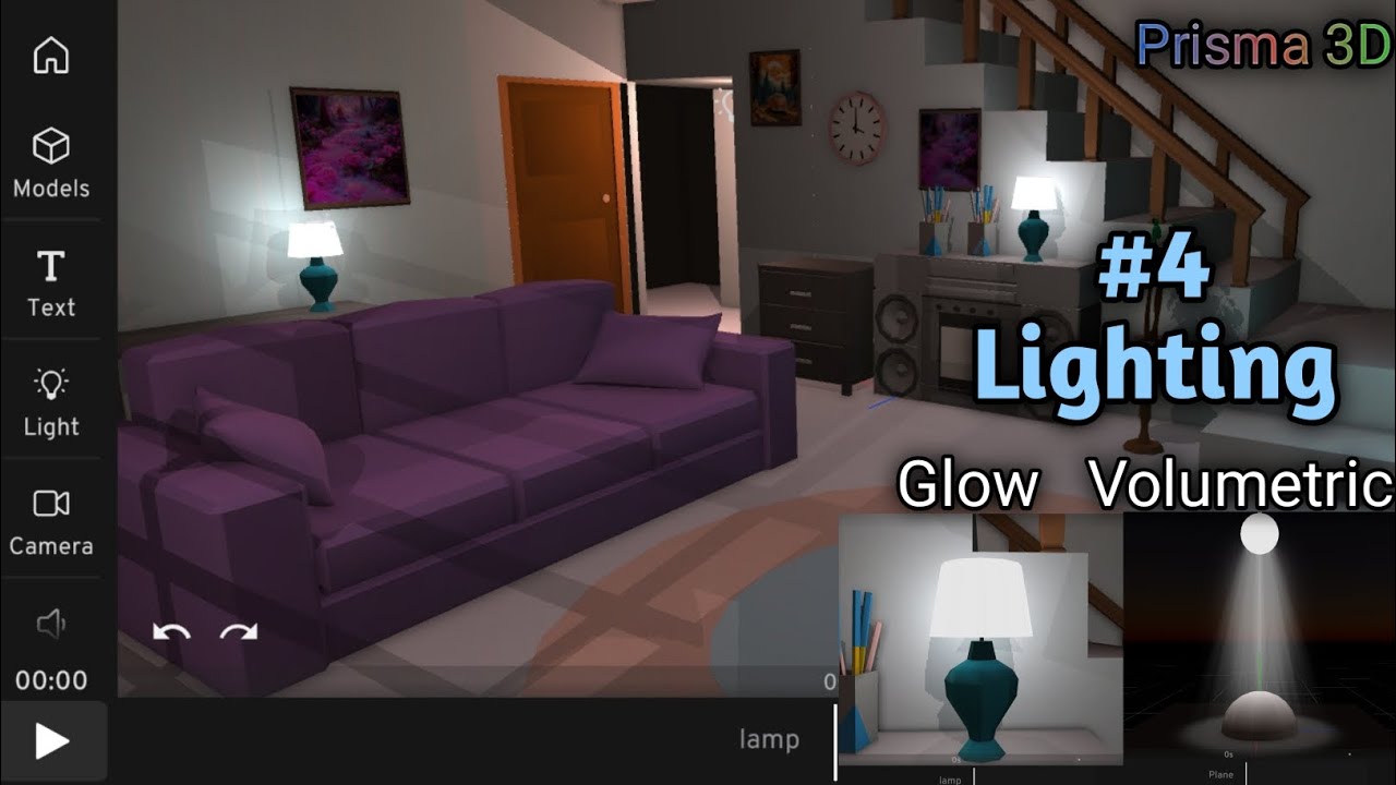 Lighting Tutorial: Prisma 3D 3.0.2 | 3D Animation App |