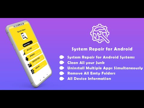System Repair for Android phone, Junk Cleaner, Remove Empty Folders, App Manager, Device Info