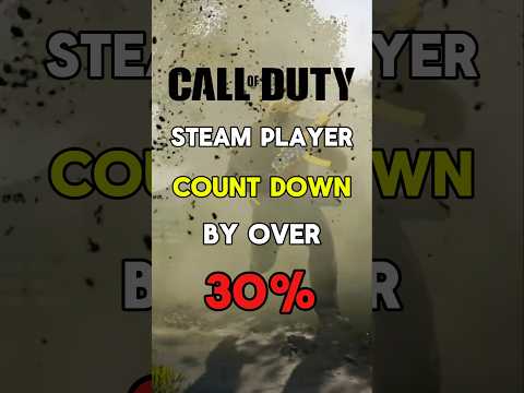Call of Duty Steam Player Count Down by Over 30% Since Black Ops 6 Launch#gamenews #callofduty #fyp