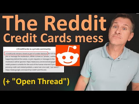 The Reddit Credit Cards Mess (+ Open Thread Credit Card Discussion)
