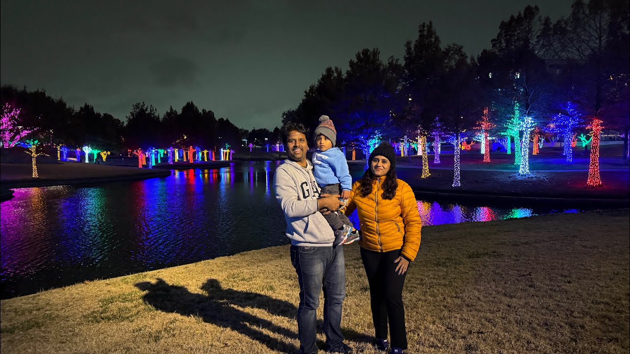 Vitruvian Park Christmas Lights  In Addison TX 2025 | Free Holiday Light Display in Vitruvian Park 