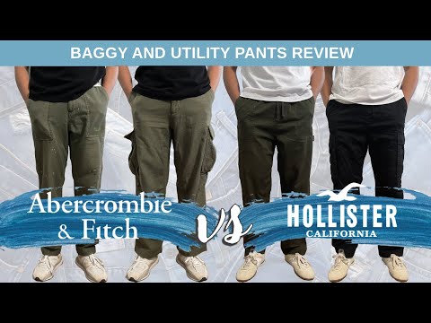 Abercrombie vs Hollister Baggy Pants Review! - New Arrivals